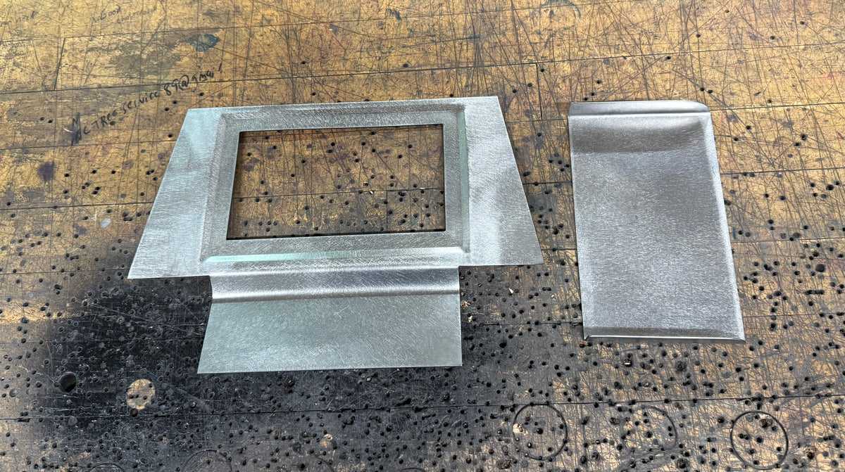 1967-1972 Double DIN panel with accessory delete – A2 Metal Fab