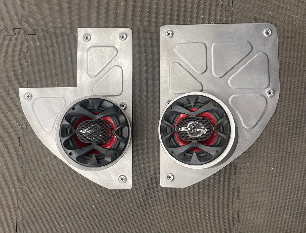 1967-1979 Ford truck kick panel Design #3 with low mount speaker pods ...