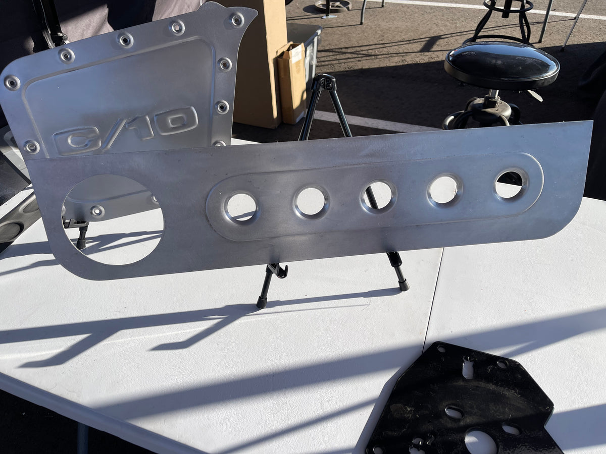 1967-1972 C-10 lower door panels dimpled design with 6.5” speaker hole ...