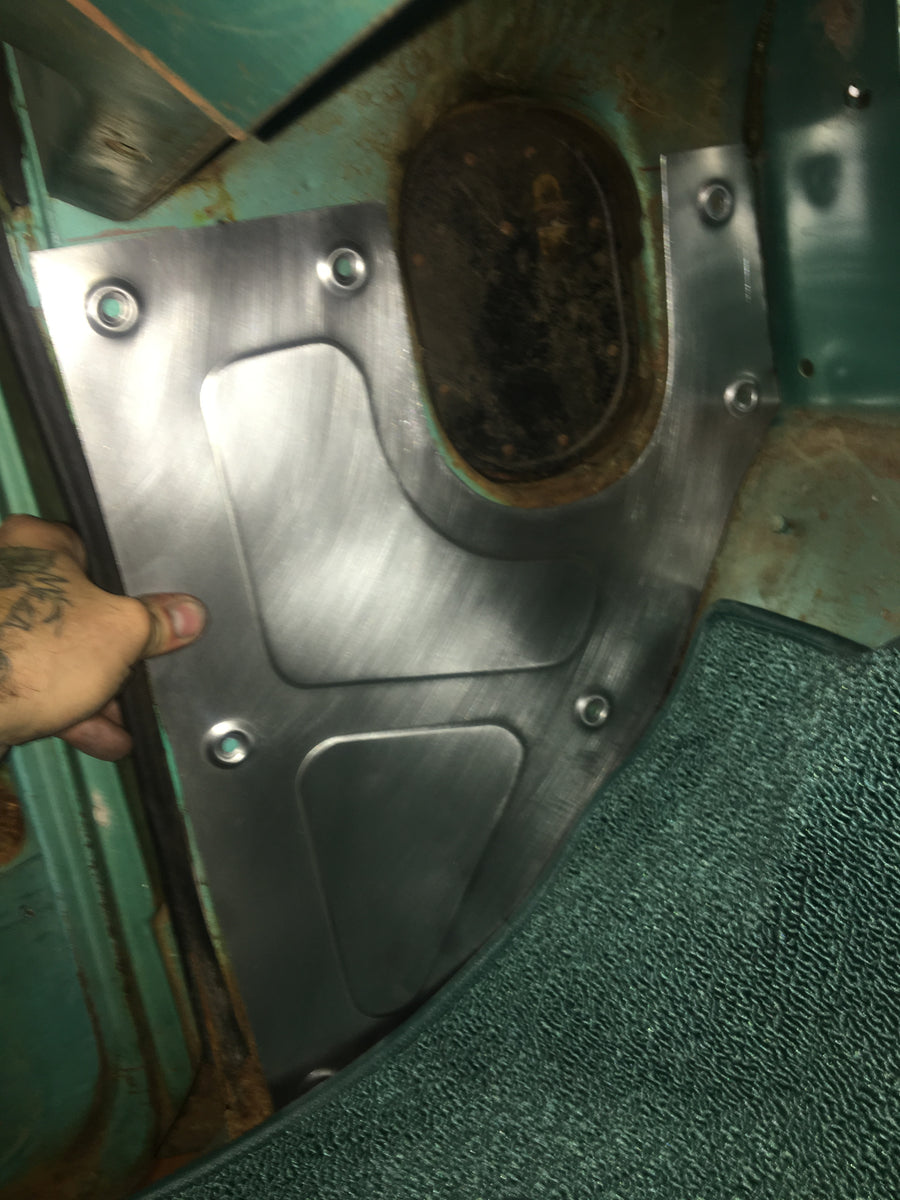 1967-1972 C-10 Kick panels design #1 – A2 Metal Fab