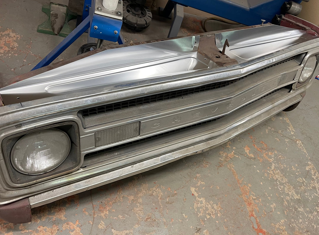 1969-1972 Chevy C10 Core support filler panels design #4 – A2 Metal Fab