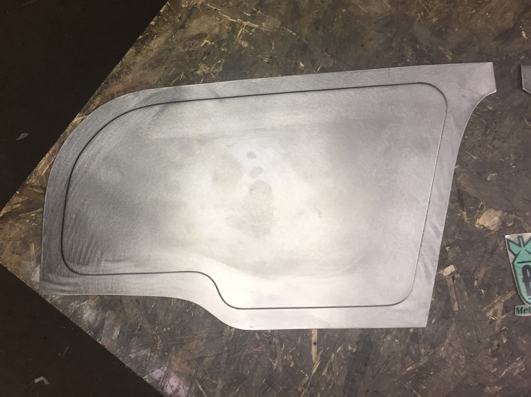 1967-1972 C-10 deluxe raised outer bead passenger side firewall panel ...