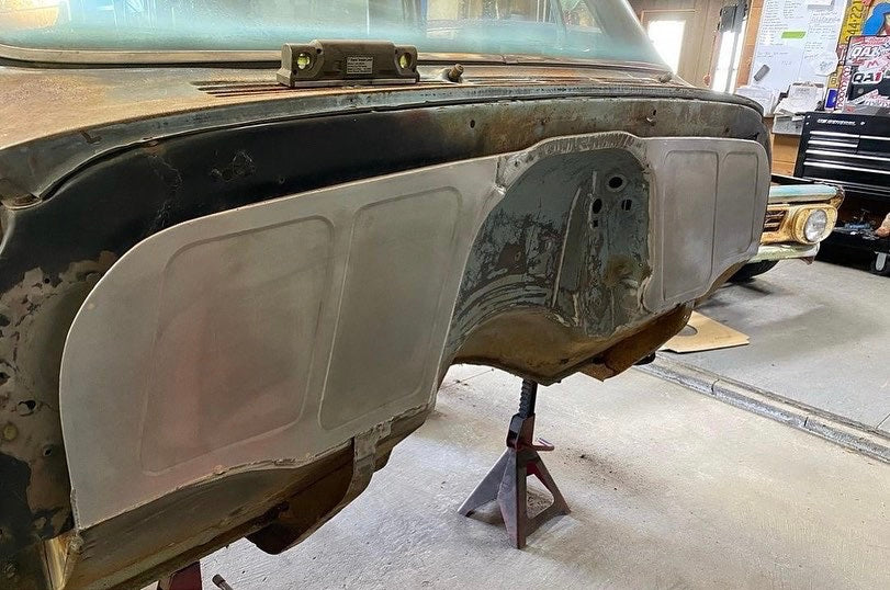 1967-1972 C-10 deluxe single beaded style firewall panels – A2 Metal Fab