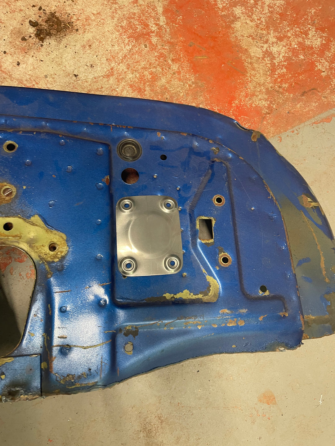 1960-1972 C-10 firewall wiring hole cover – A2 Metal Fab