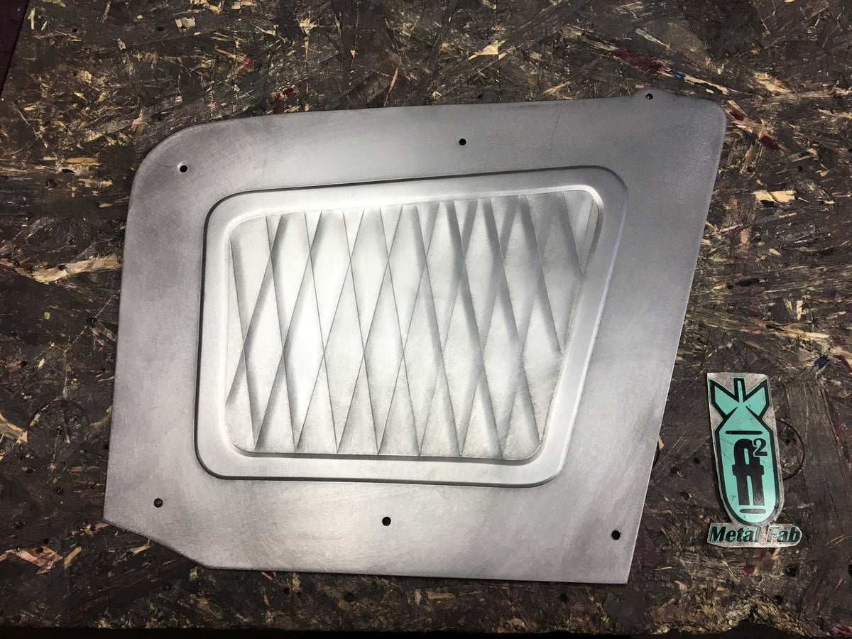 1967-1972 C-10 bolt in passenger side firewall panel (pleated design ...