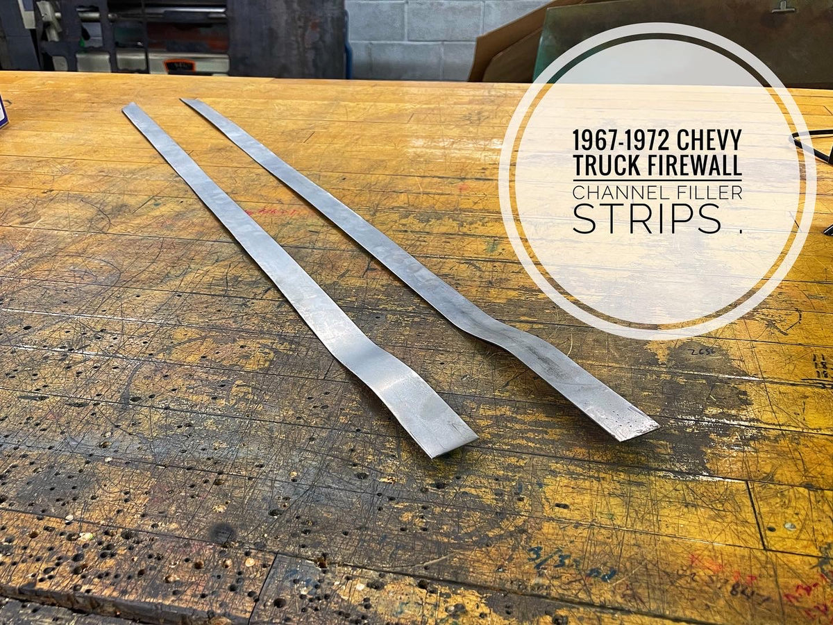 1967-1972 Chevrolet C-10 firewall filler strips – A2 Metal Fab