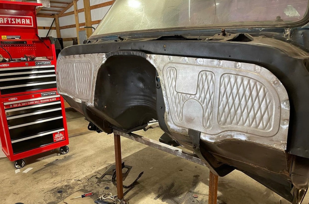 1967-1972 C-10 deluxe pleated style firewall panels – A2 Metal Fab